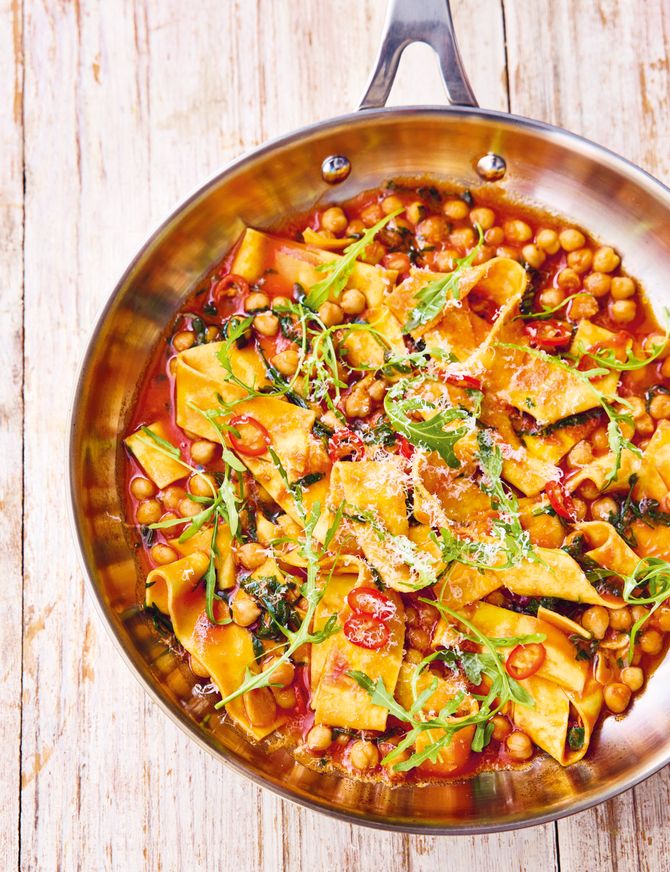 Kikkererwten-arrabiata van Jamie Oliver - Culy